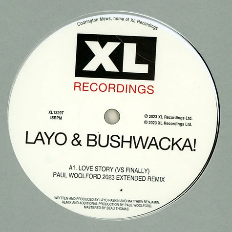 Layo & Bushwacka! - Love Story (Vs: Finally) Paul Wolford 2023 Remix ...