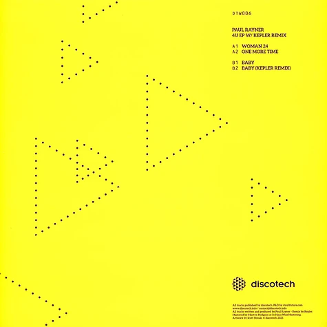 Paul Rayner - Baby EP - Vinyl 12" - 2025 - EU - Original | HHV