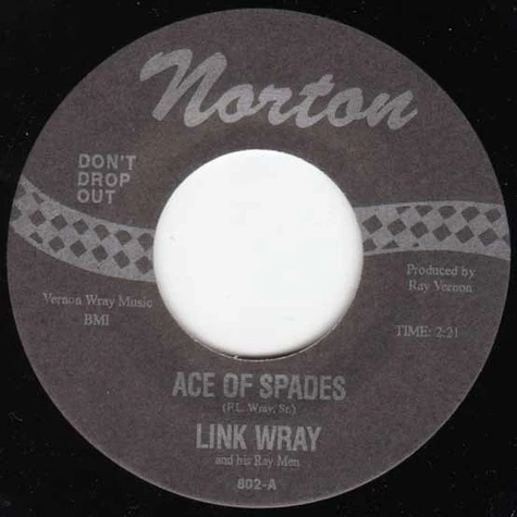 Link Wray And His Ray Men - Ace Of Spades / Fat Back - Vinyl 7" - 1995 ...