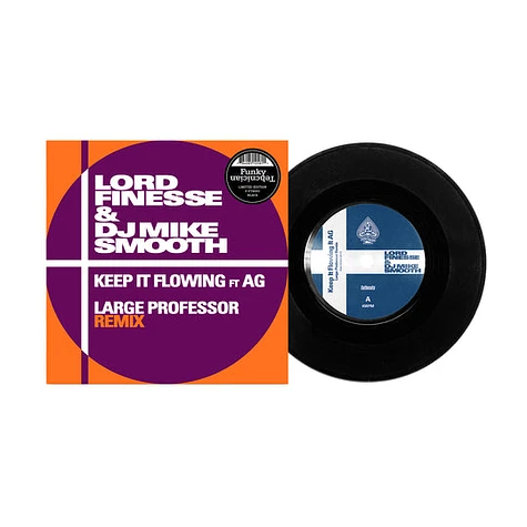 Lord Finesse - Keep It Flowing Ft. A.G. (Large Professor Remix) Black ...