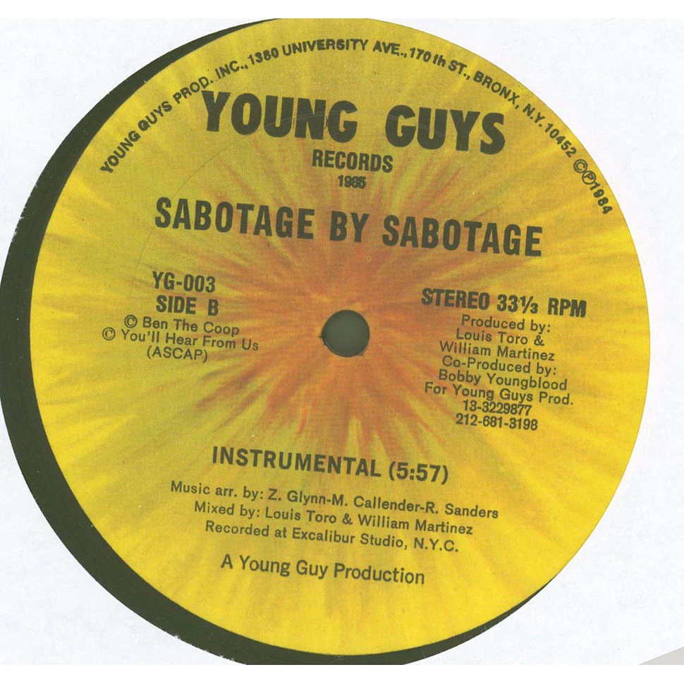 Sabotage & The Master Plan / Sabotage & The Master Plan - You Should Be ...