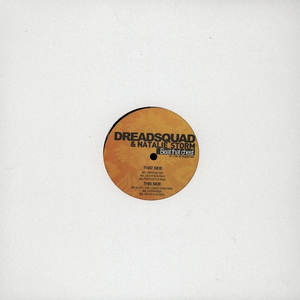 Dreadsquad & Natalie Storm - Beat That Chest - Vinyl 12" - 2011 - EU ...