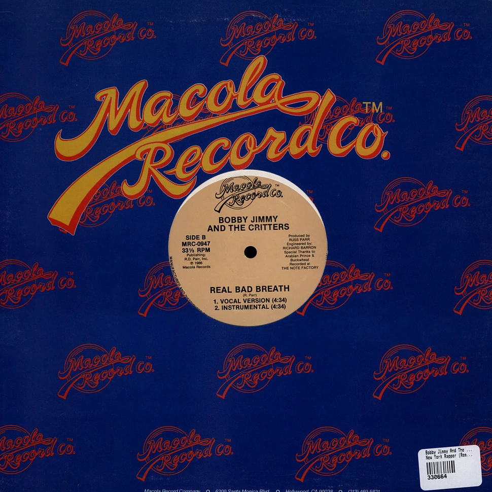 Bobby Jimmy And The Critters - New York Rapper (Remix) / Real Bad ...