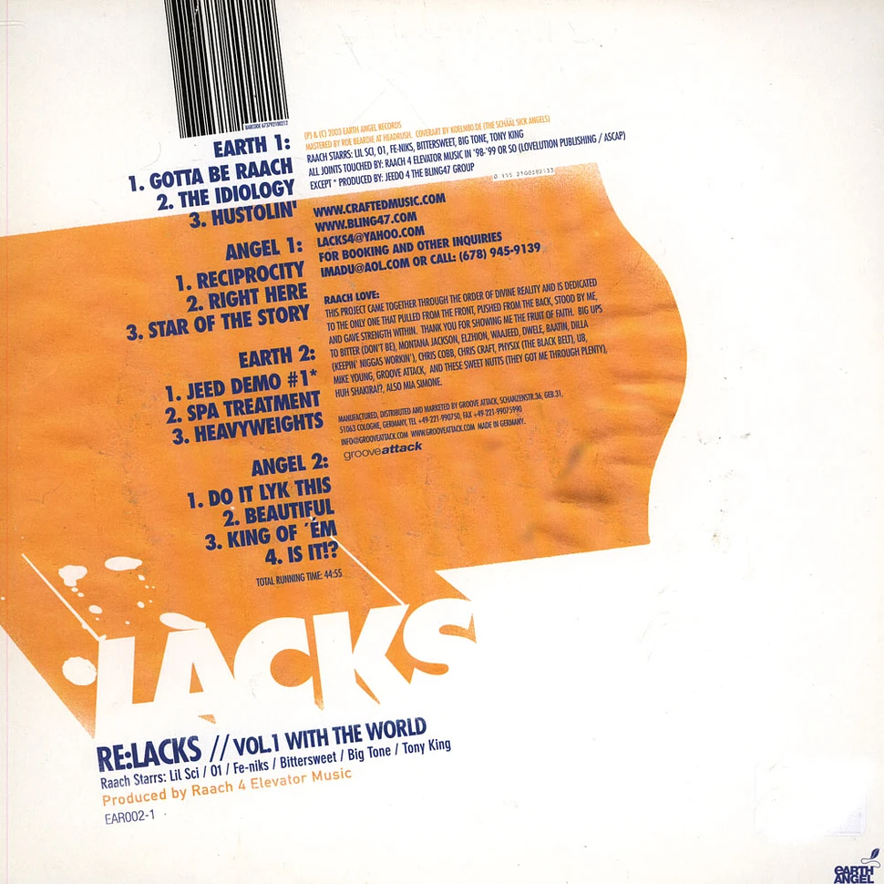 Lacks - Re:Lacks // Vol. 1 With The World - Vinyl 2LP - 2003 - DE ...