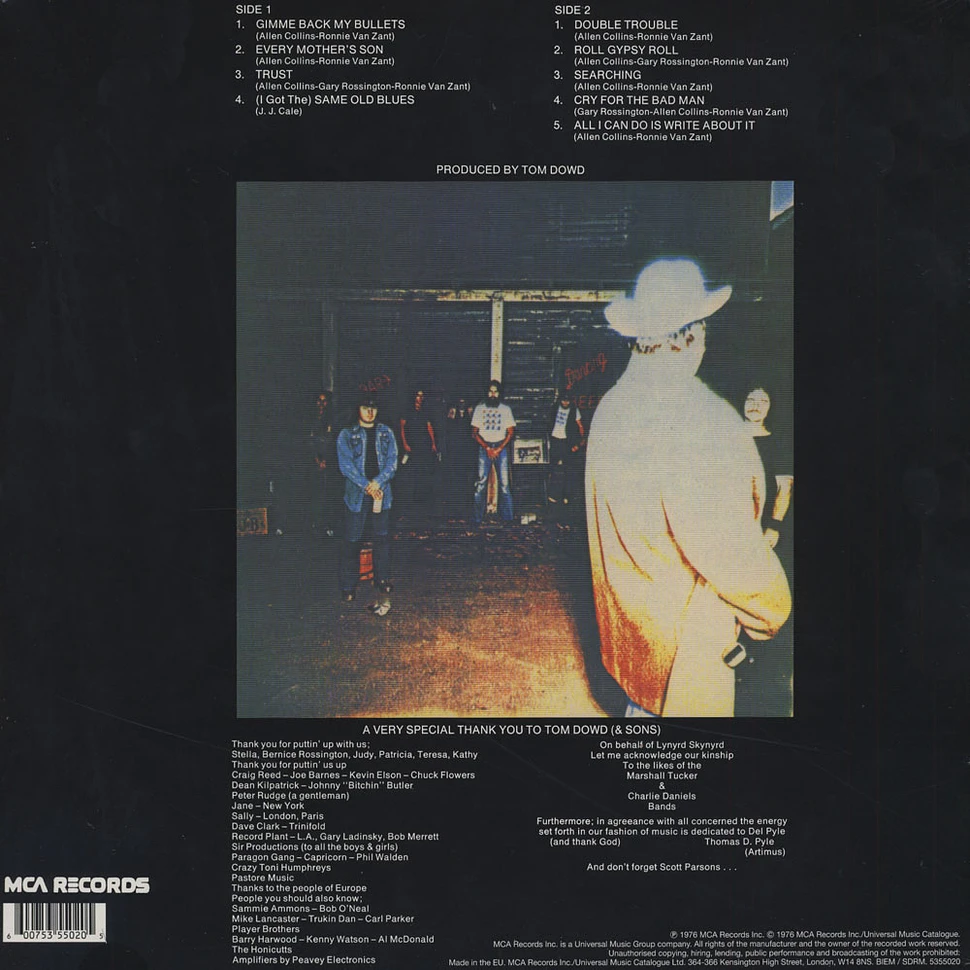 Lynyrd Skynyrd - Gimme Back My Bullets - Vinyl LP - 1976 - EU - Reissue ...