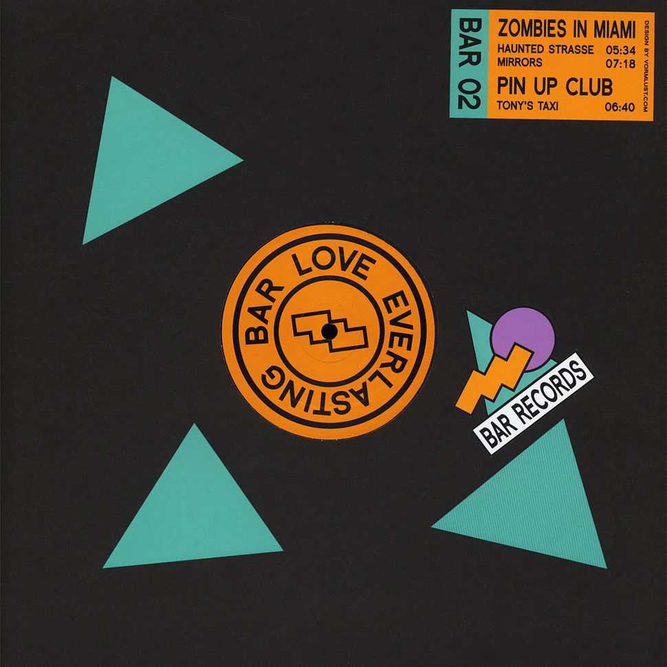 Zombies In Miami / Pin Up Club - Bar Records 02 - Vinyl 12" - 2018 - EU ...