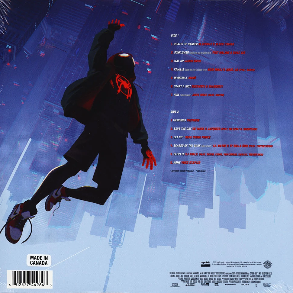 V.A. - OST Spider-Man: Into Spider-Verse Record Store Day 2019 Edition ...