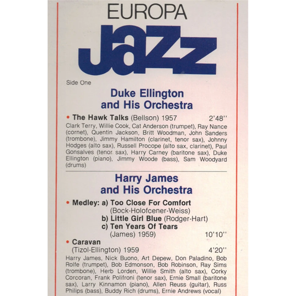 Duke Ellington, Harry James , Herb Pomeroy, Jon Hendricks - Europa Jazz ...