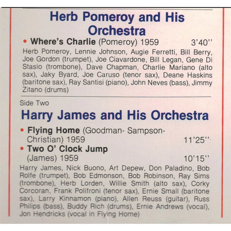 Duke Ellington, Harry James , Herb Pomeroy, Jon Hendricks - Europa Jazz ...