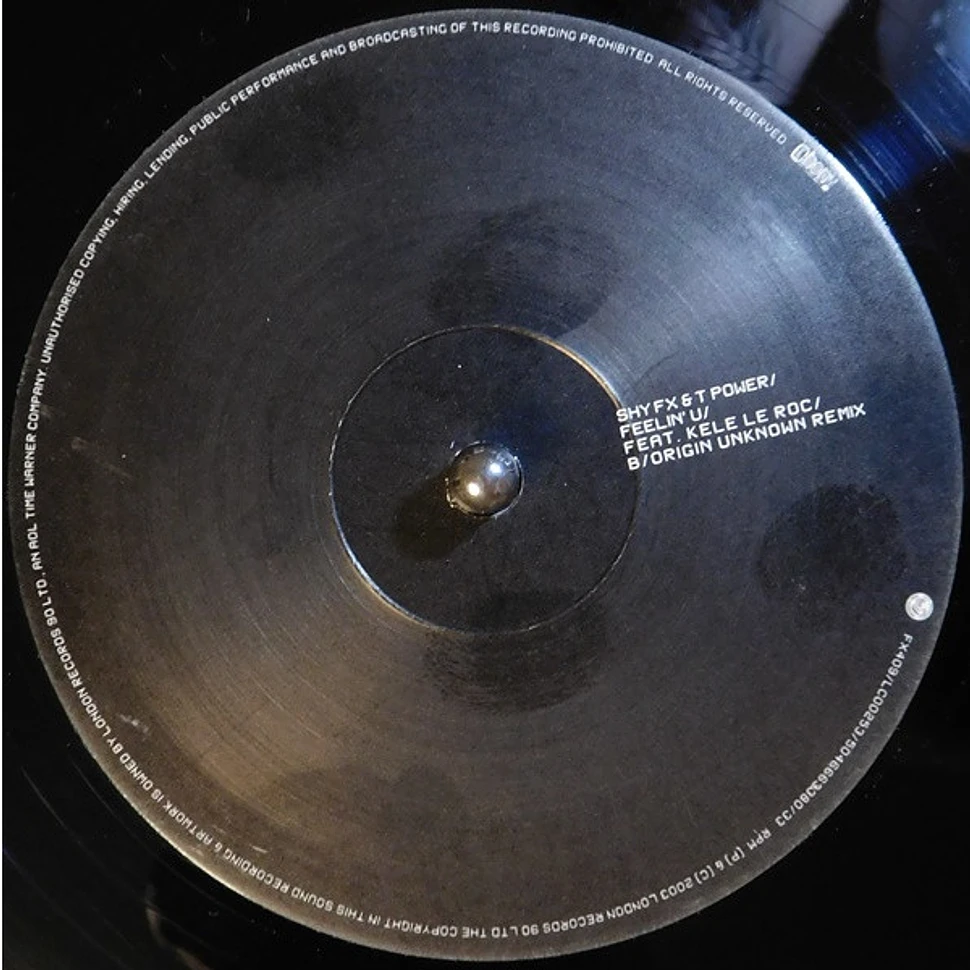 Shy FX & T Power - Feelin' U - Vinyl 12" - 2003 - UK - Original | HHV
