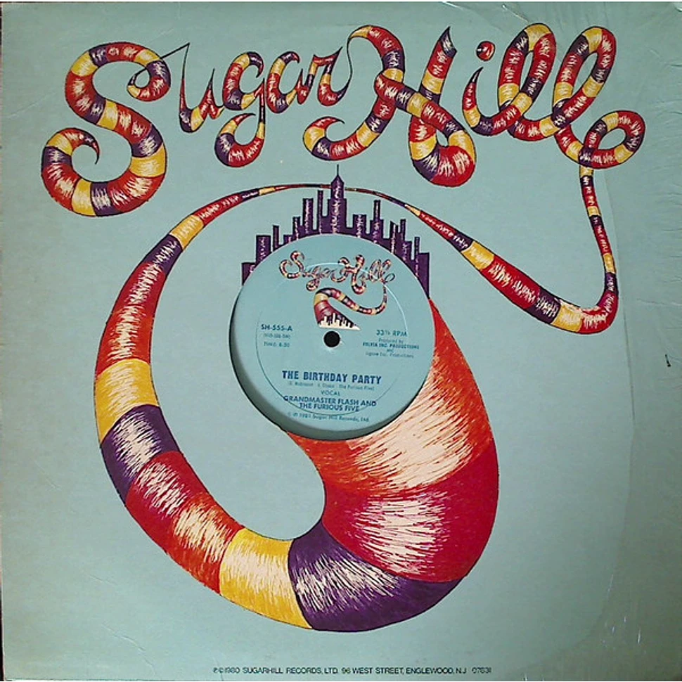 Grandmaster Flash & The Furious Five - The Birthday Party - Vinyl 12 ...