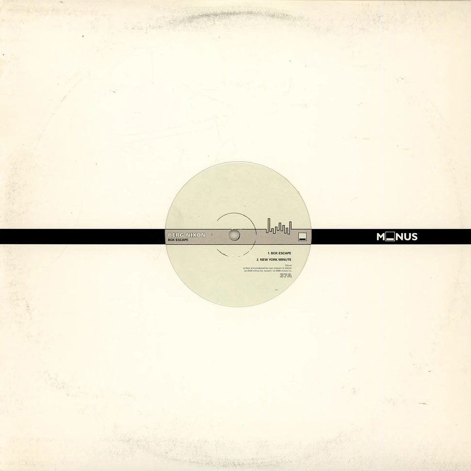 Berg Nixon - Box Escape - Vinyl 12" - 2006 - CA - Original | HHV