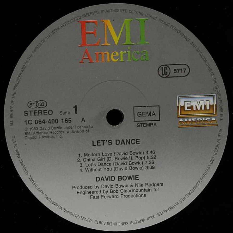 David Bowie - Let's Dance - Vinyl LP - 1983 - EU - Original | HHV
