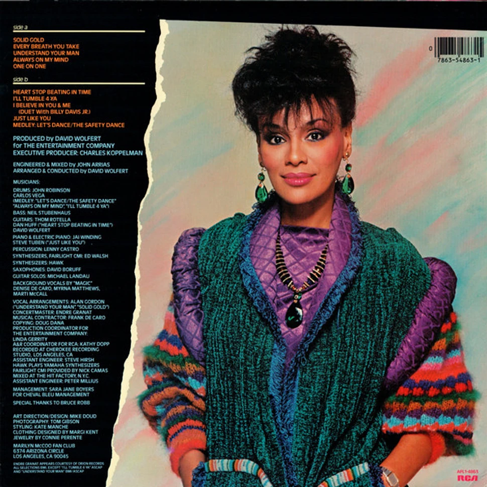 Marilyn McCoo - Solid Gold - Vinyl LP - 1983 - US - Original | HHV