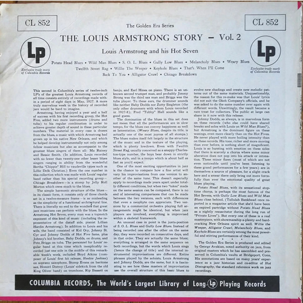 Louis Armstrong & His Hot Seven - The Louis Armstrong Story - Volume 2 ...