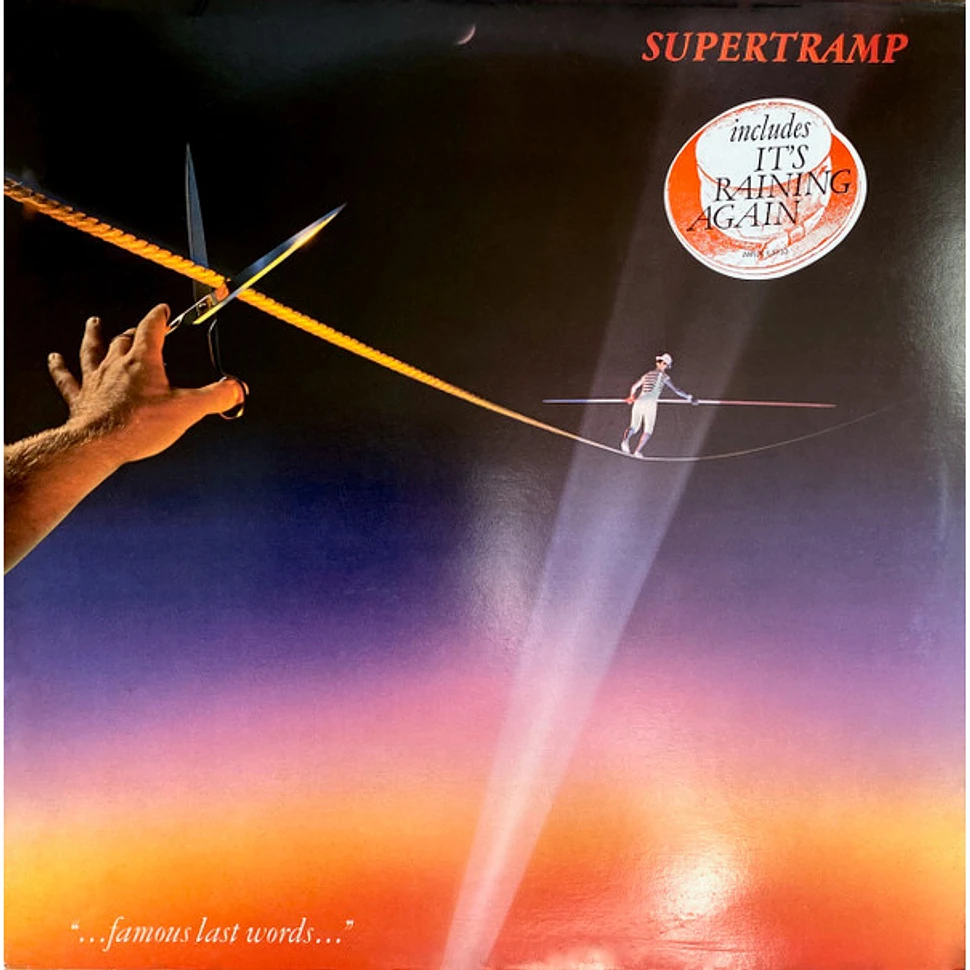 Supertramp - "...Famous Last Words..." - Vinyl LP - 1982 - EU ...