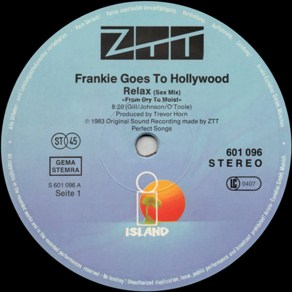 Frankie Goes To Hollywood - Relax - Vinyl 12" - 1983 - EU - Original | HHV