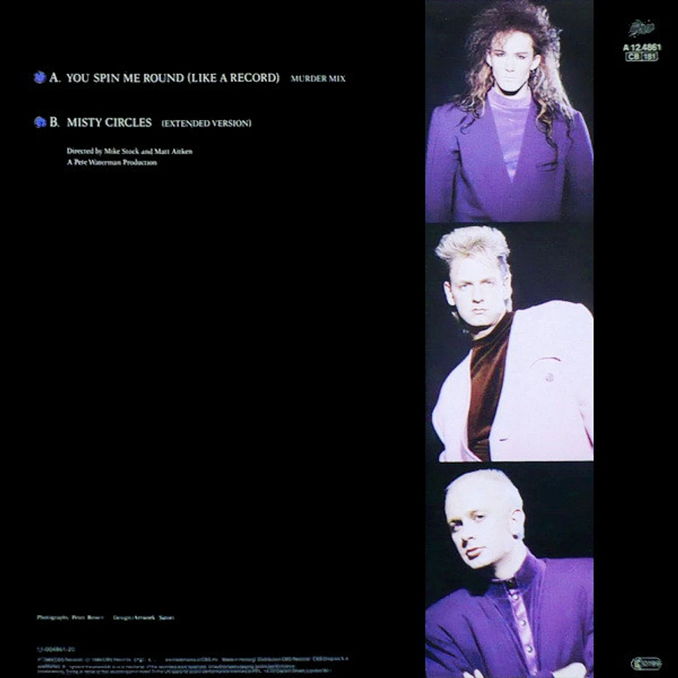 Dead Or Alive - You Spin Me Round (Like A Record) (Murder Mix) - Vinyl ...