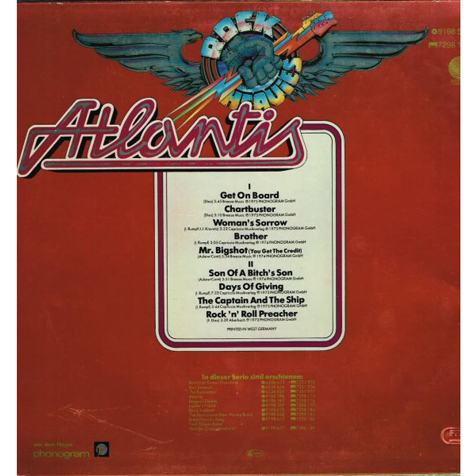 Atlantis - Rock Heavies - Vinyl LP - 1980 - DE - Original | HHV