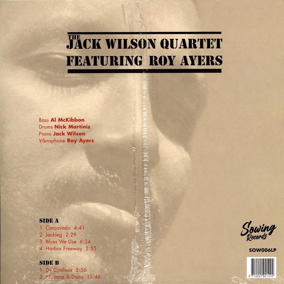 Jack Wilson - Jack Wilson Quartet Feat. Roy Ayers Clear Vinyl Edition ...