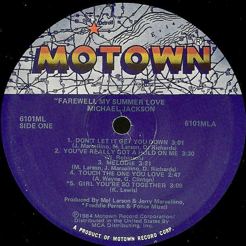 Michael Jackson - Farewell My Summer Love - Vinyl LP - 1984 - US ...