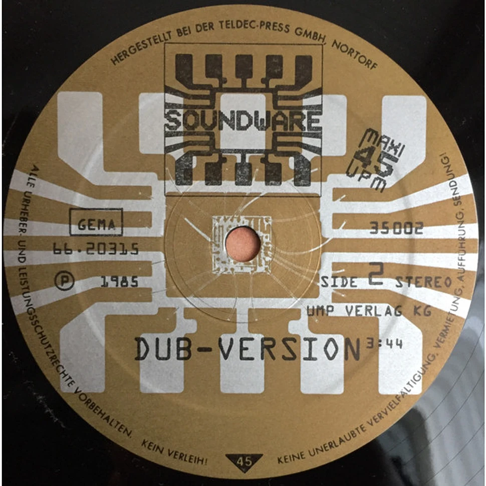 Gerty Molzen - Do You Really Want To Hurt Me ... - Vinyl 12" - 1985 ...