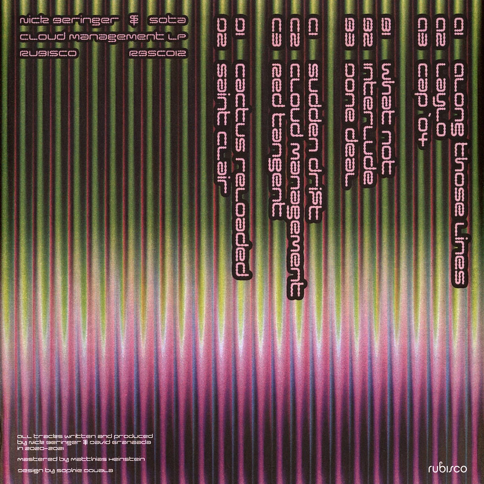 Nick Beringer & Sota - Cloud Management - Vinyl 2LP - 2022 - EU ...