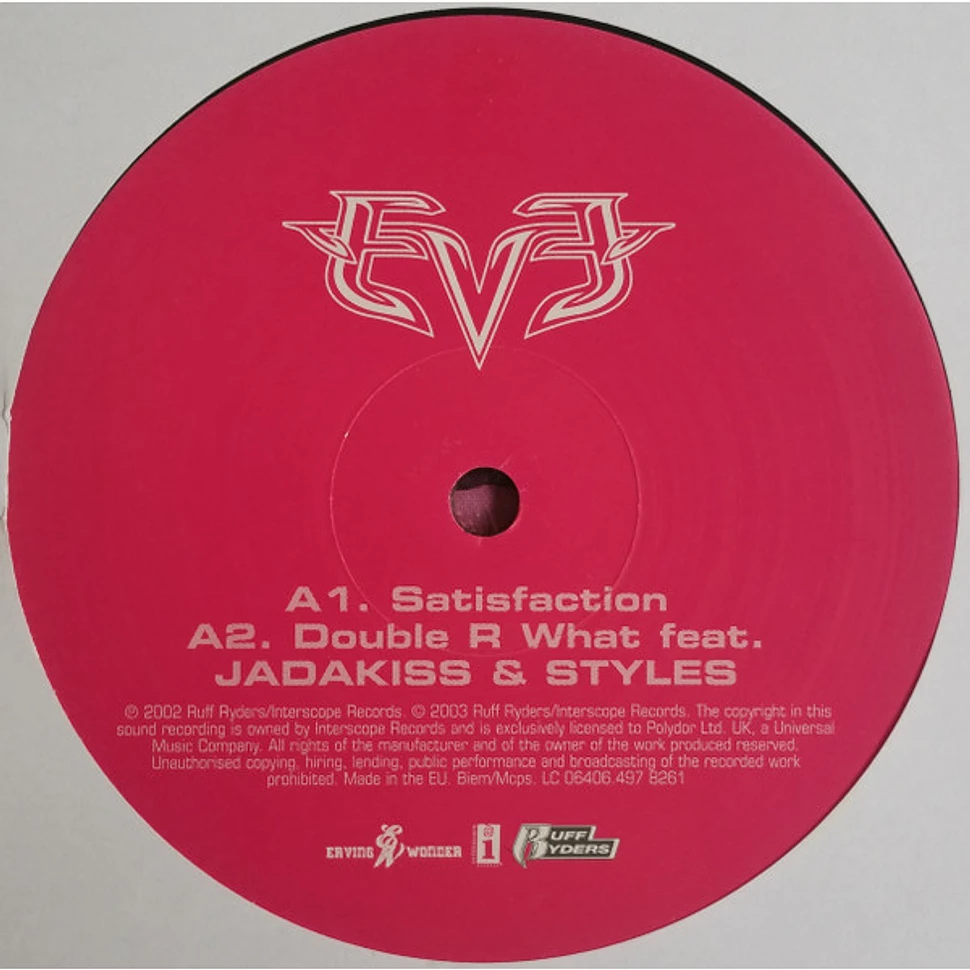 Eve - Satisfaction - Vinyl 12" - 2002 - EU - Original | HHV