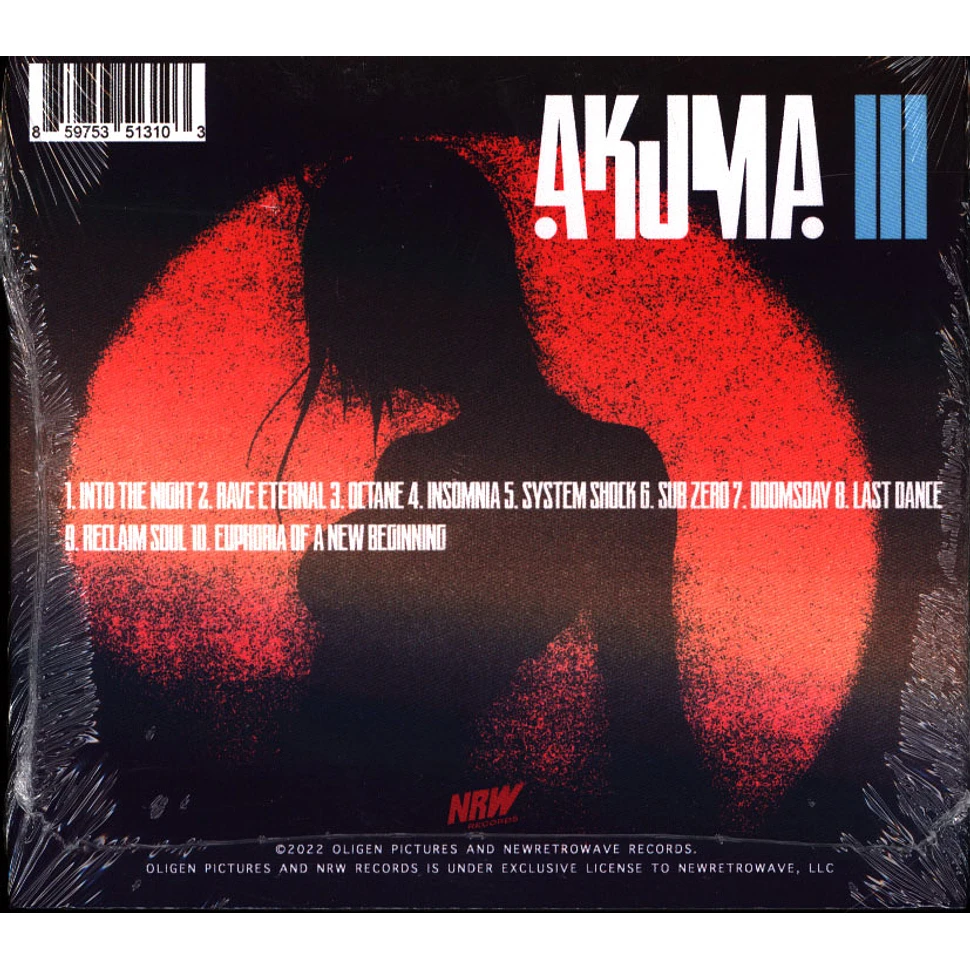 Alex & Tokyo Rose - Akuma 3 - CD - 2022 - US - Original | HHV