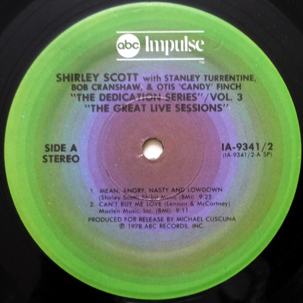 Shirley Scott With Stanley Turrentine / Bob Cranshaw / Otis Finch - The ...