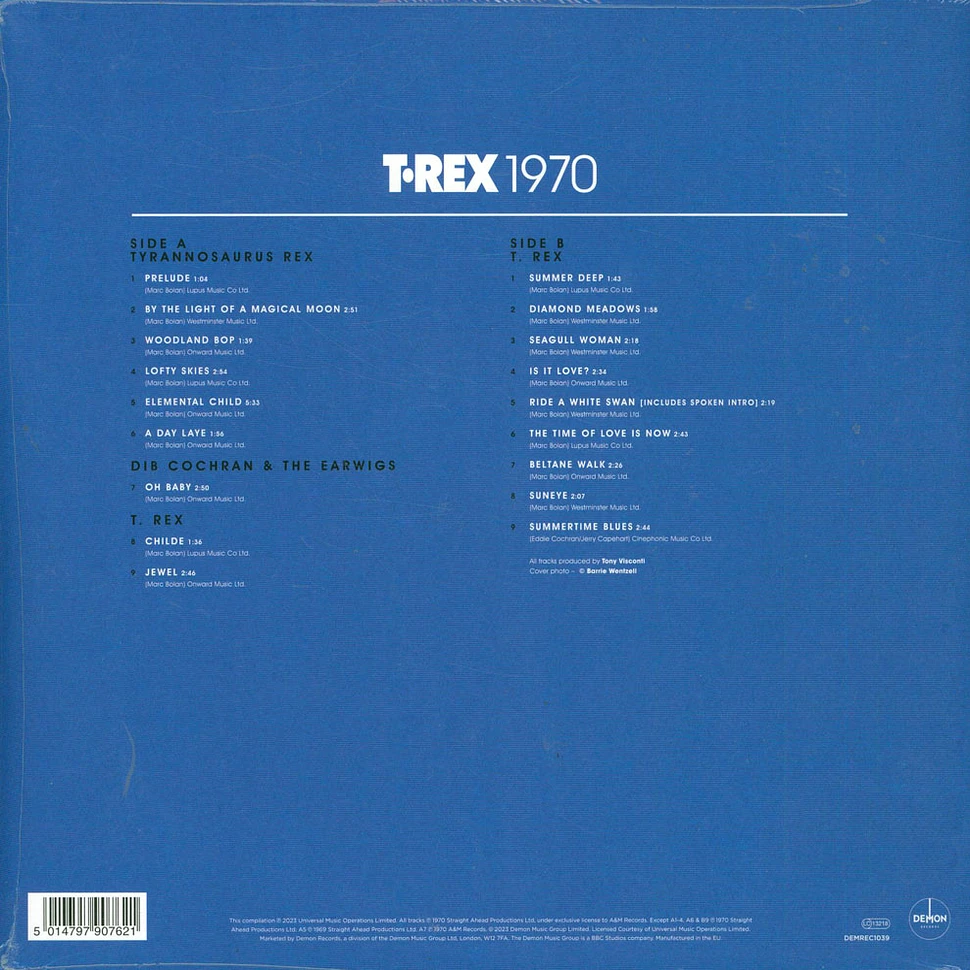 T.Rex - 1970 Black Vinyl Edition - Vinyl LP - 2022 - EU | HHV