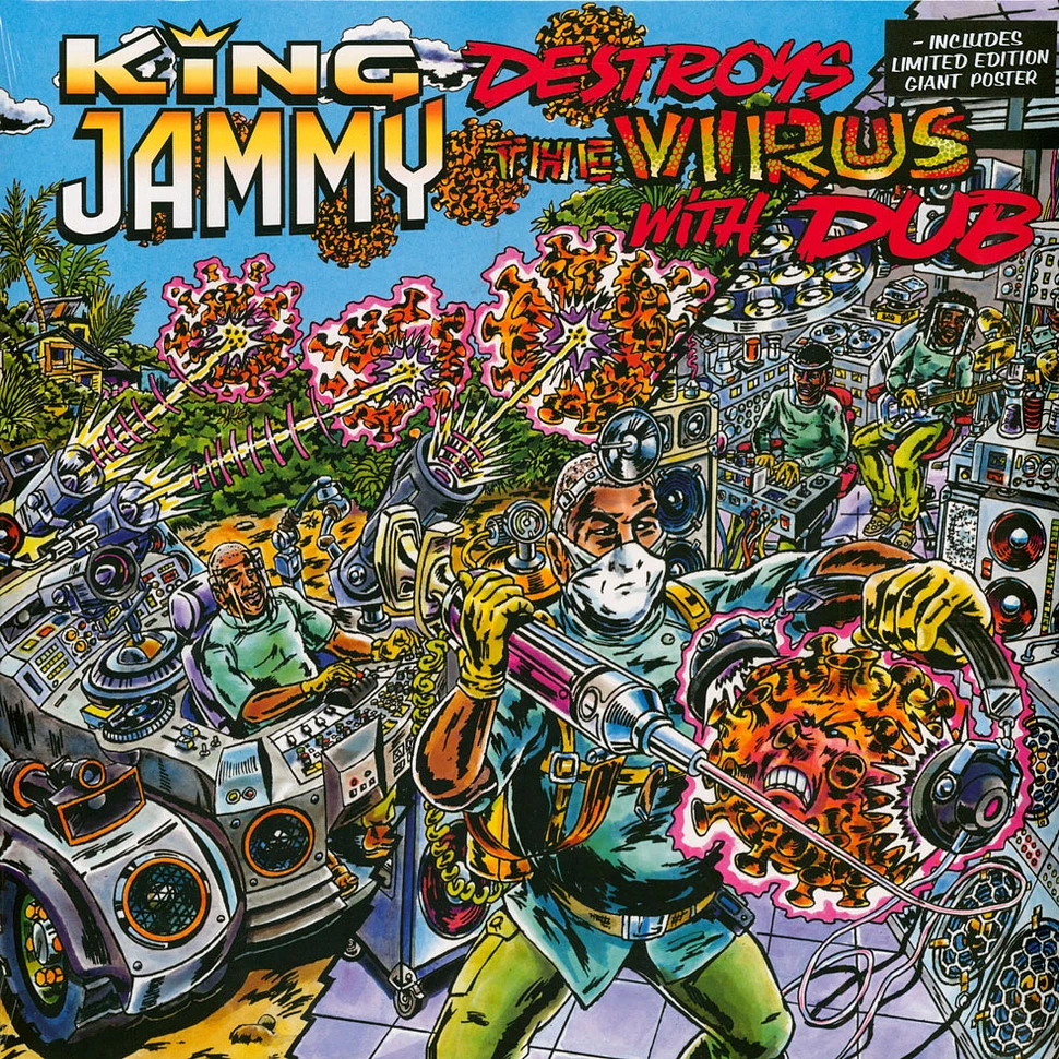 King Jammy - DOPPLER King Jammy Destroys The Virus With Dub - Vinyl LP ...