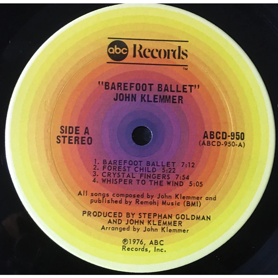 John Klemmer - Barefoot Ballet - Vinyl LP - 1976 - US - Original | HHV