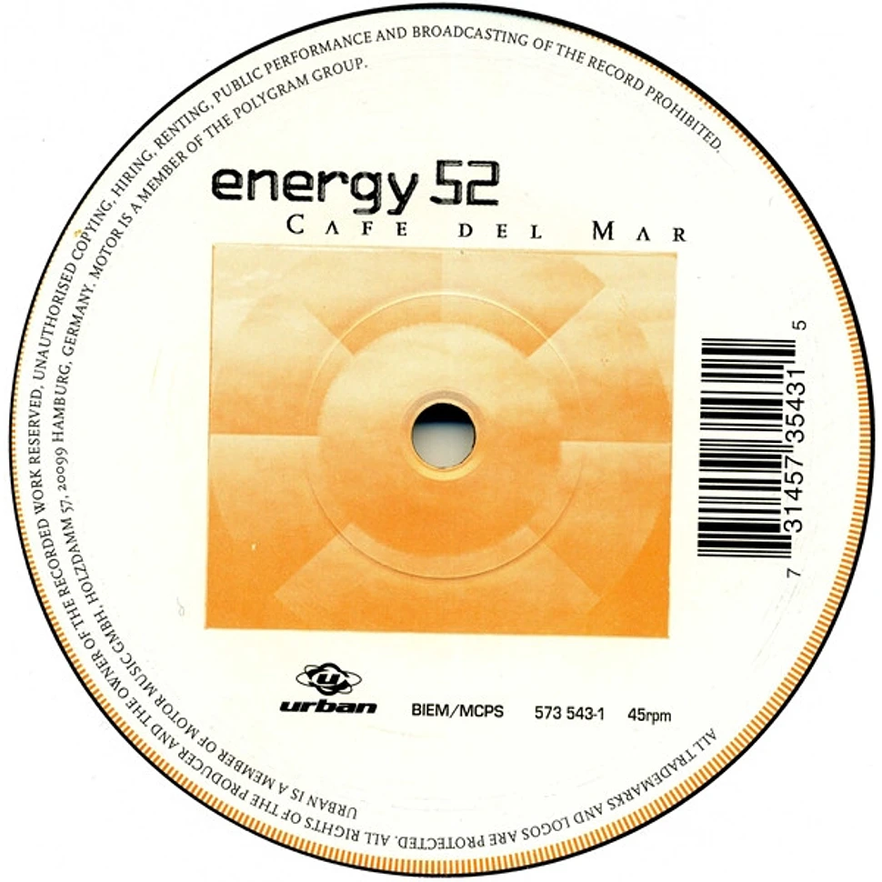 Energy 52 - Cafe Del Mar - Vinyl 12" - 1997 - DE - Original | HHV