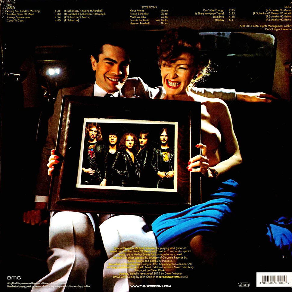 Scorpions - Lovedrive Colored Vinyl Edition - Vinyl LP - 2023 - EU ...