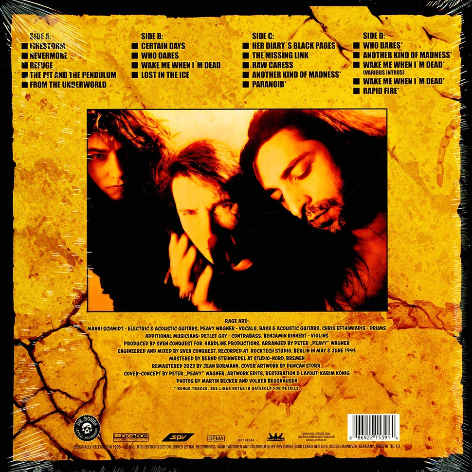 Rage - The Missing Link Jubiläumsedition - Vinyl 2LP - 2023 - EU - Original | HHV