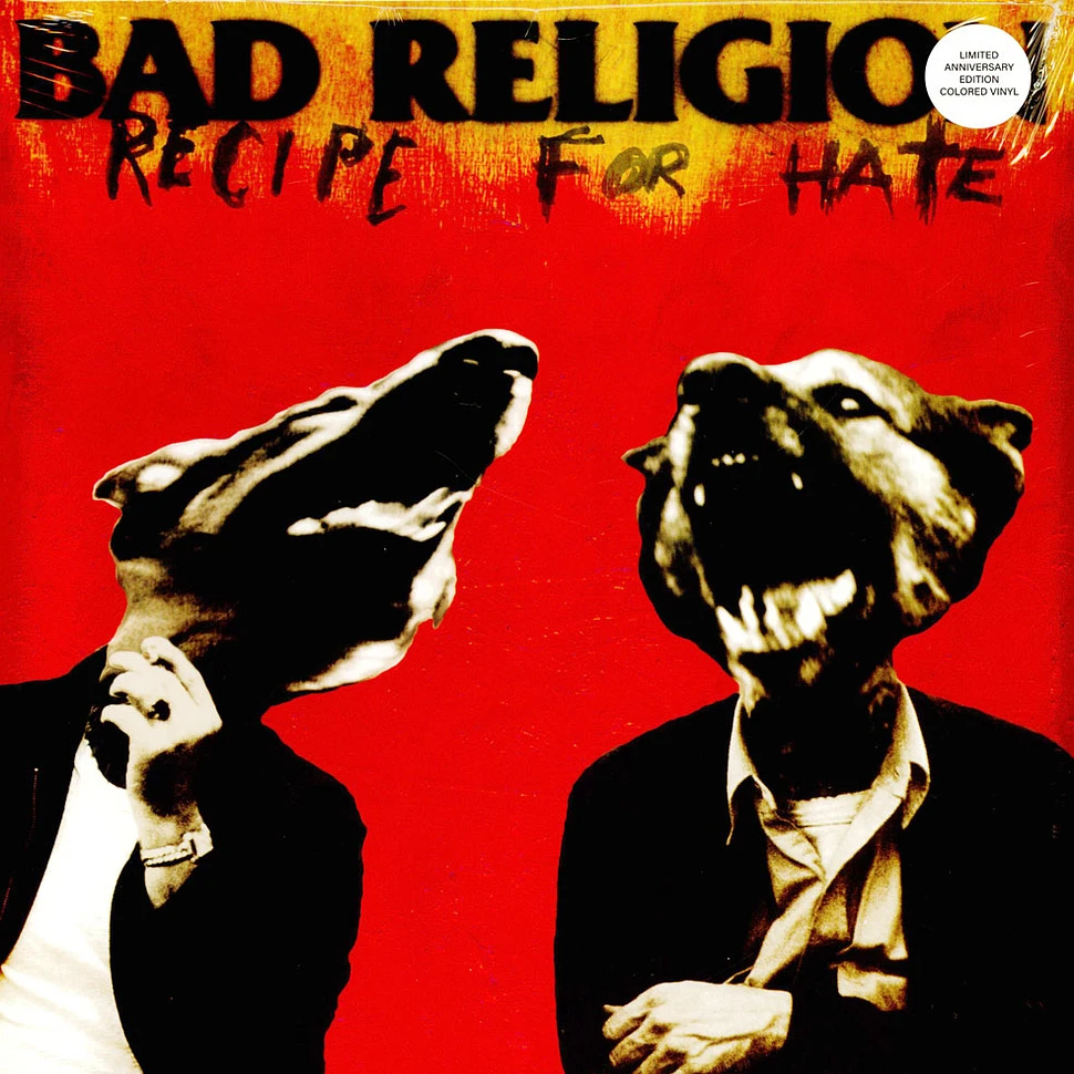 Bad Religion - Recipe For Hate 30 Year Anniversary Red Vinyl Edition ...
