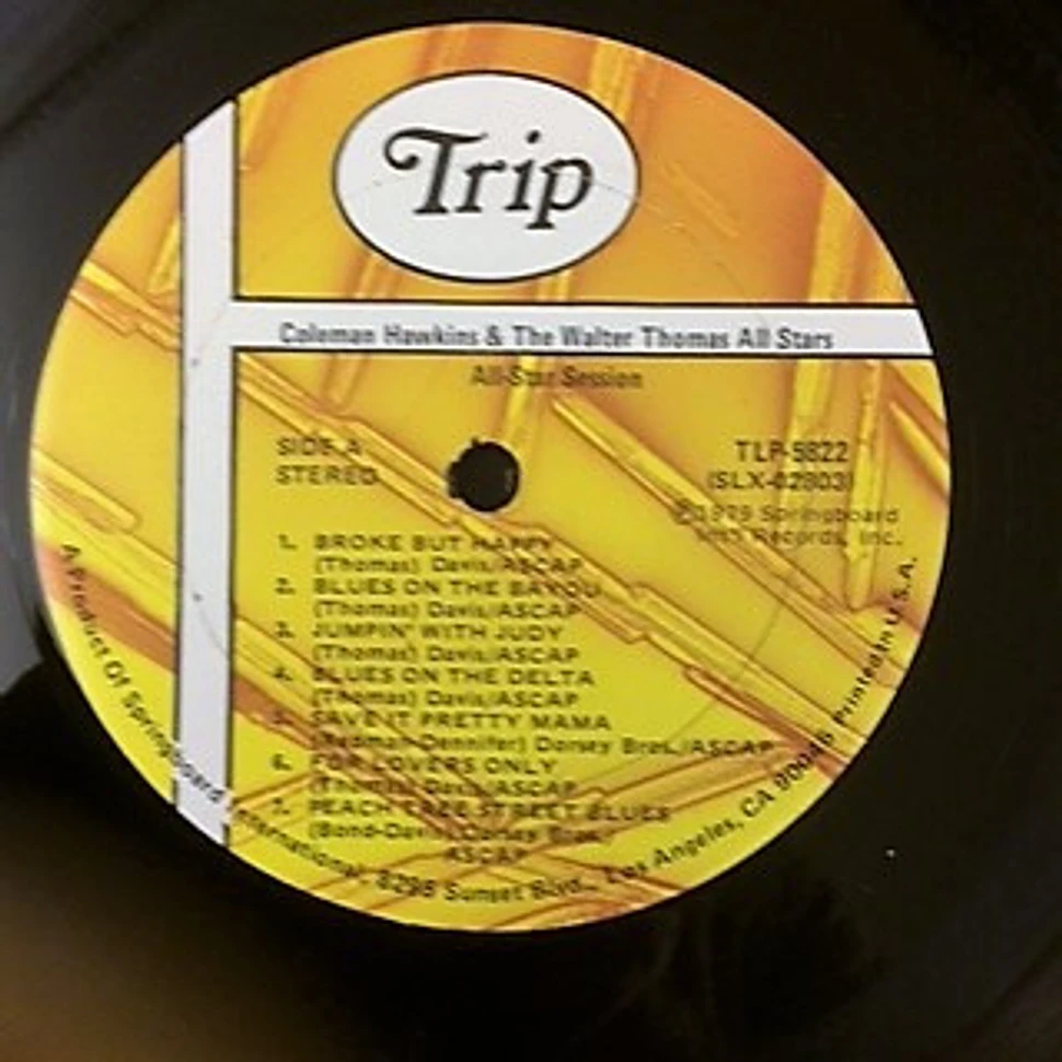 Coleman Hawkins & Walter Thomas And His All Stars - All-Star Session ...