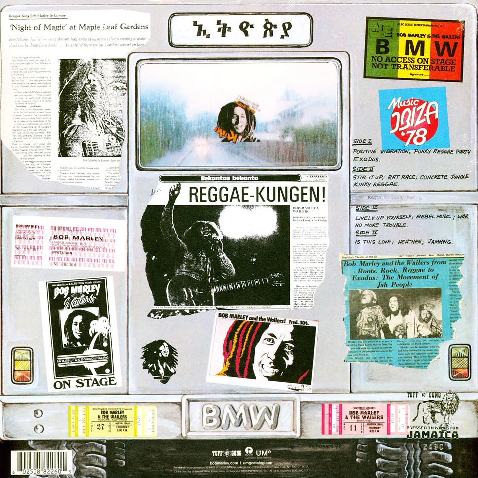 Bob Marley & The Wailers - Babylon By Bus Original Jamaican Version, Limited Numbered Edition ...