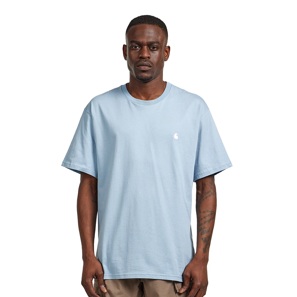 Carhartt WIP - S/S Madison T-Shirt (Frosted Blue / White) | HHV