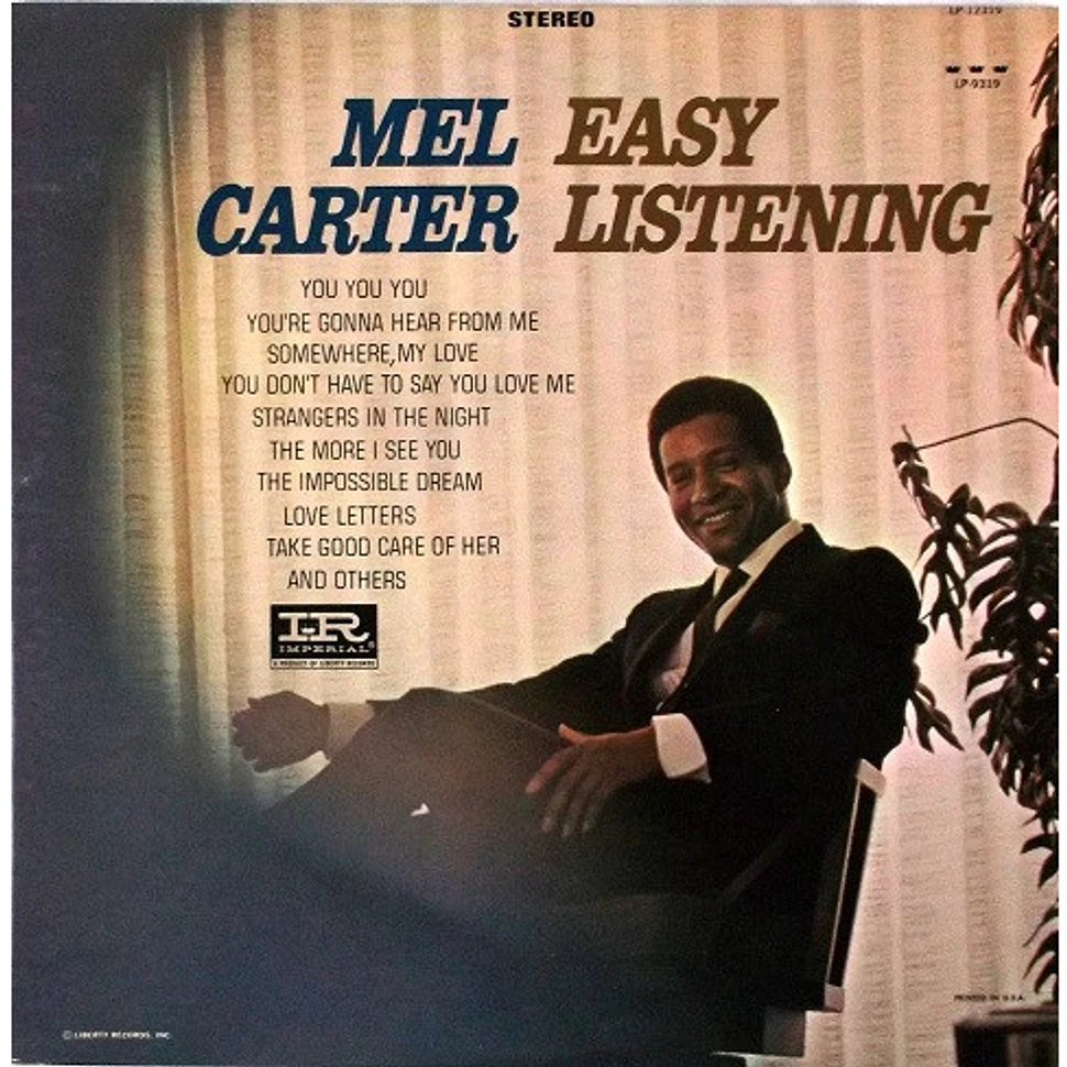 Mel Carter - Easy Listening - Vinyl LP - 1966 - US - Original | HHV