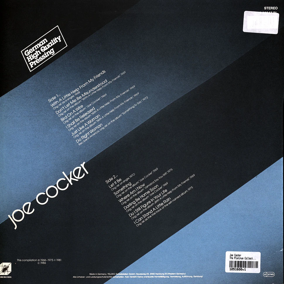 Joe Cocker - The Platinum Collection Vol.1 - Vinyl LP - 1986 - DE ...