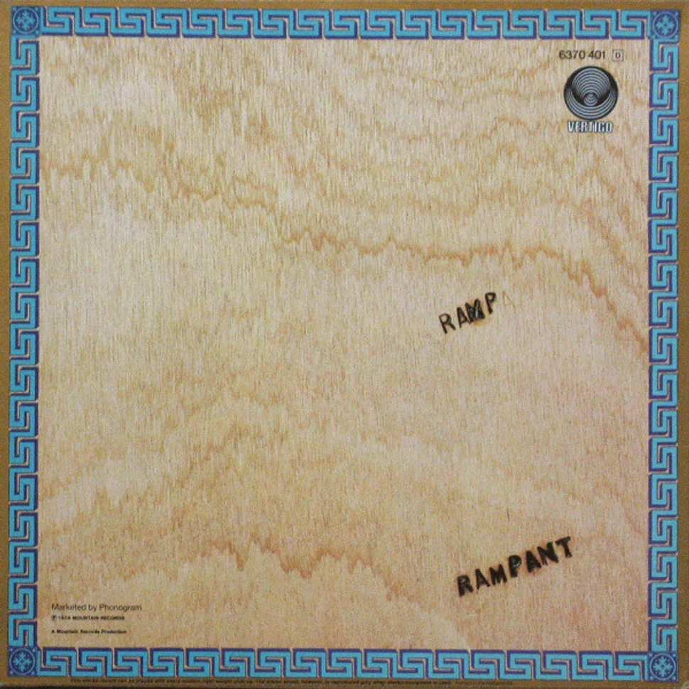 Nazareth - Rampant - Vinyl LP - 1974 - EU - Reissue | HHV