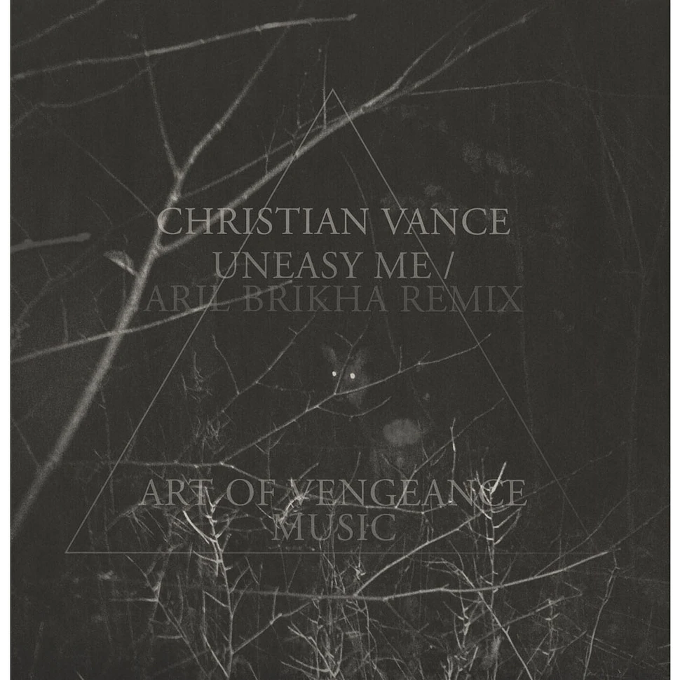 Christian Vance - Uneasy Me - Vinyl 12" - 2013 - EU - Original | HHV