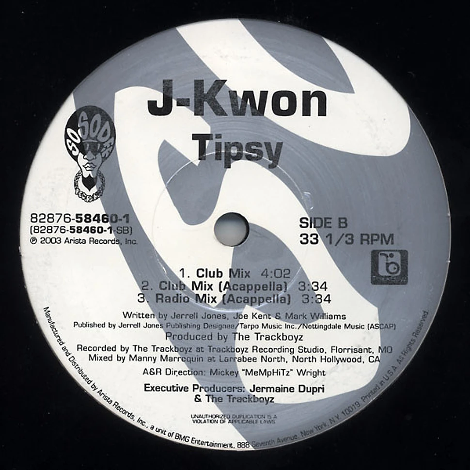 J-Kwon - Tipsy - Vinyl 12" - 2003 - US - Original | HHV