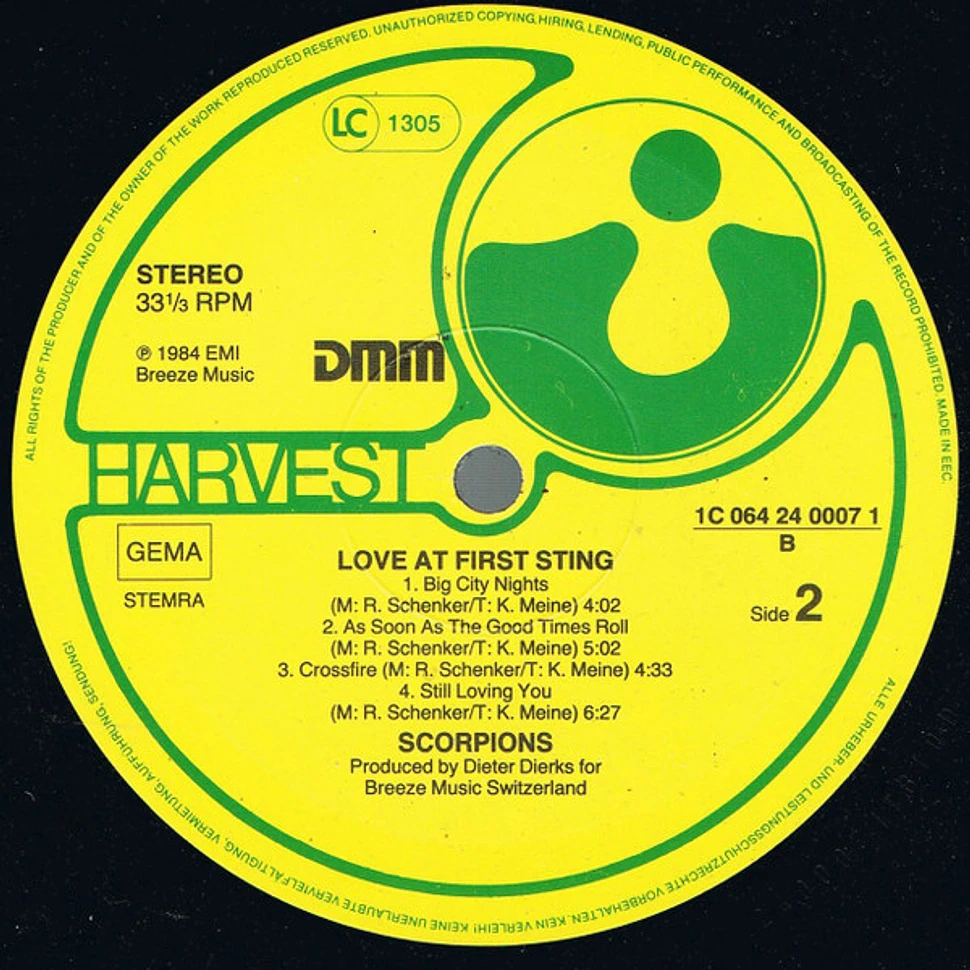 Scorpions - Love At First Sting - Vinyl LP - 1984 - EU - Original | HHV