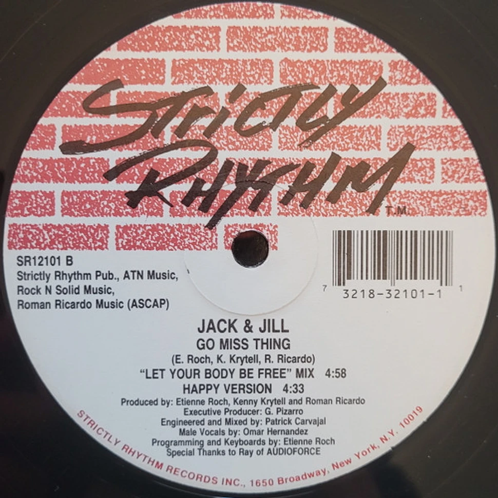 Jack & Jill - Go Miss Thing - Vinyl 12" - 1992 - US - Original | HHV