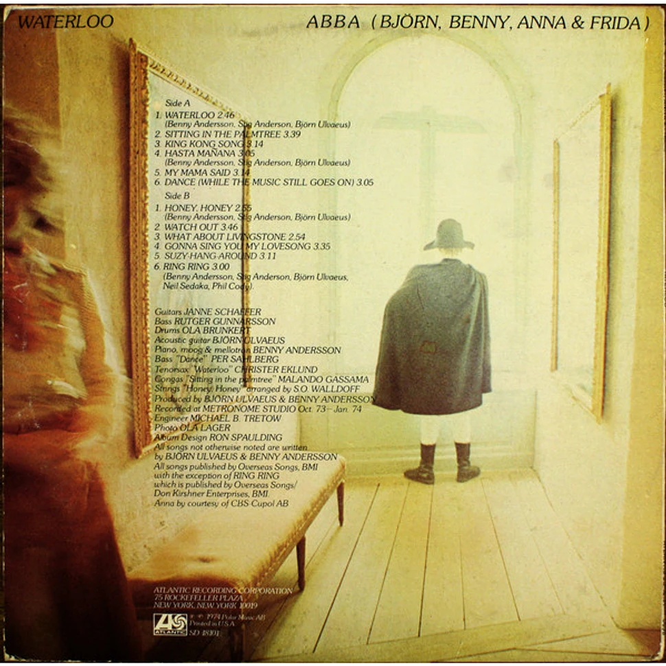 ABBA, Björn & Benny, Agnetha & Anni-Frid - Waterloo - Vinyl LP - 1974 - US - Original | HHV