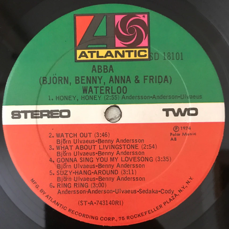 ABBA, Björn & Benny, Agnetha & Anni-Frid - Waterloo - Vinyl LP - 1974 - US - Original | HHV