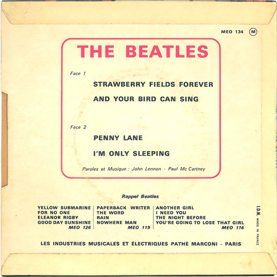 The Beatles - Strawberry Fields Forever / Penny Lane - Vinyl 7" - 1967 - FR - Original | HHV